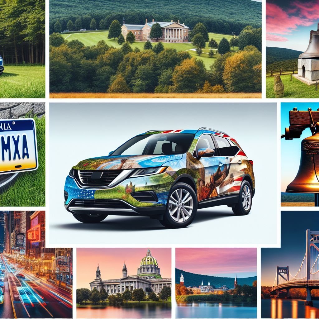 Pennsylvania License Plates : Front & Back Vinyl Wrap Regulations - Car ...