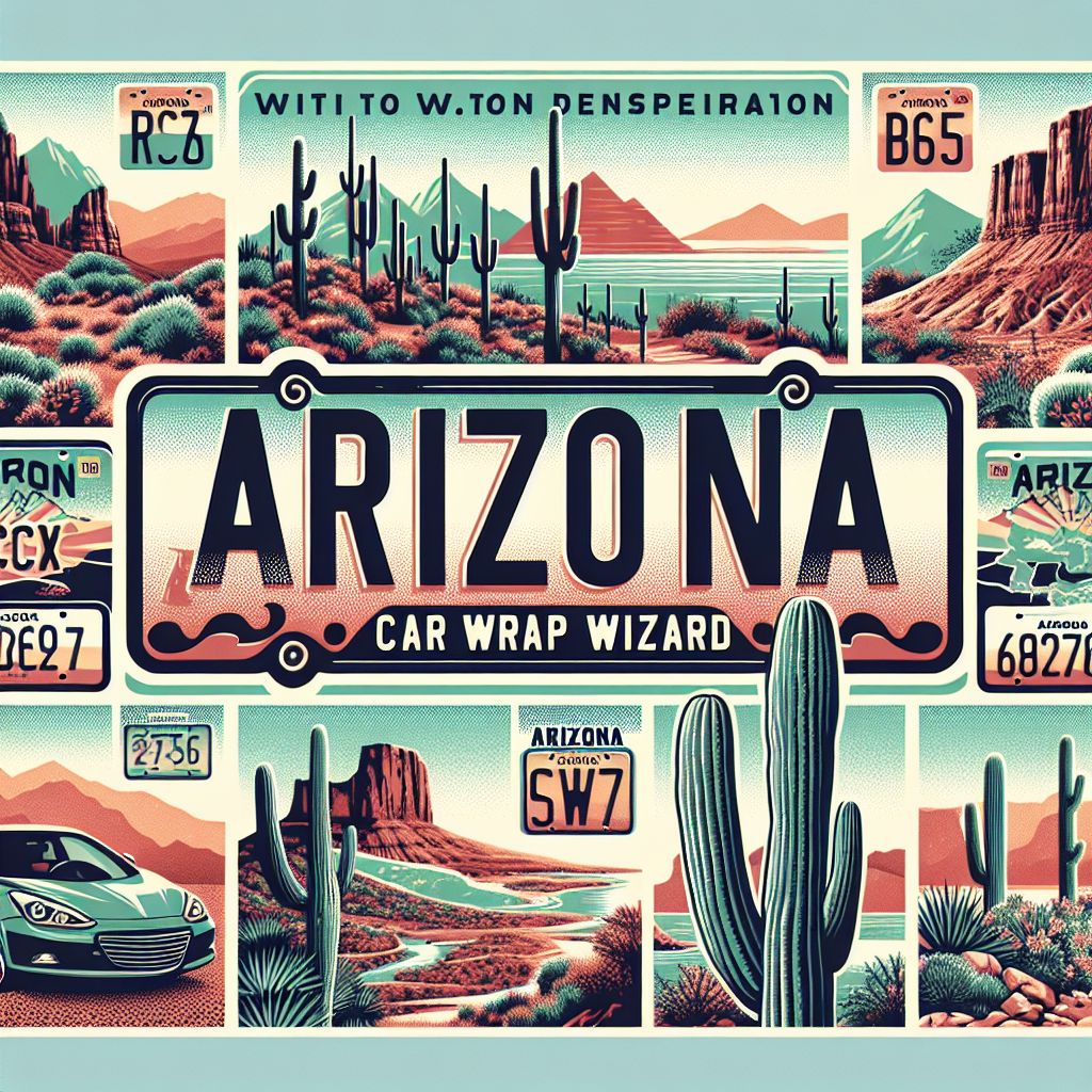 Arizona MVD License Plate Regulations: Front & Back Vinyl Wrap ...