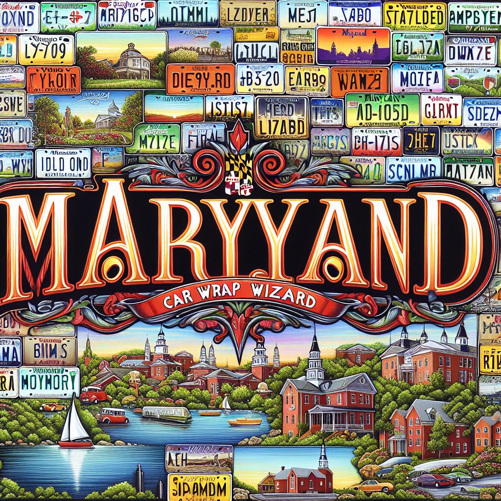 Maryland MVA License Plate Guide: Rules for Front & Back Vinyl Wraps ...